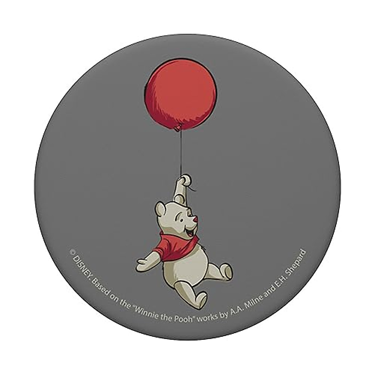 Disney Winnie The Pooh Red Balloon Portrait PopSockets Standard PopGrip