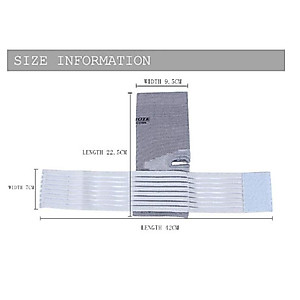 Ankle Brace Compression Sleeves, 1 Pair Anti-Sprain Ankle Support Sleeve Basketball Running Sports Injuries Recovery Elastic Sleeve Socks for Relief Foot Joint Pain Chronic Ankle Swelling Arch Support