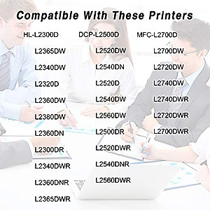 SOLER Compatible Toner Cartridge Replacement for Brother TN630 TN660 Toner Cartridge for HL-L2300D DCP-L2540DW HL-L2360DW HL-L2380DW MFC-L2707DW DCP-L2520DW HL-L2320D Printer(Black, 10-Pack)