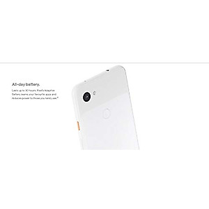 Google Pixel 3A (64GB, 4GB RAM) 5.6" Display - GSM/CDMA Factory Unlocked (AT&T/T-Mobile/Verizon/Sprint) Global 4G LTE International Model (Just Black)