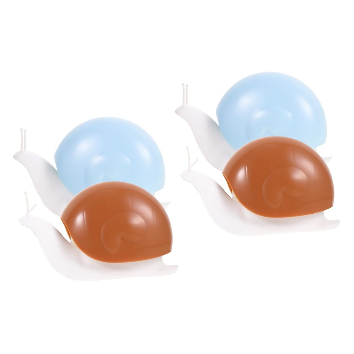 HOMSFOU 4 Pcs Soap Dispenser Lotion Soap Pump Dispenser Guest Bathroom Essential Snail Shampoo Dispenser Empty Shampoo Bottle Countertop Soap Hand Soap Pump Filling Dish Soap Pp