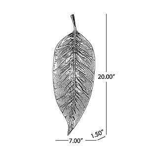 Christopher Knight Home Ehlen Wall Decor, Raw Nickel