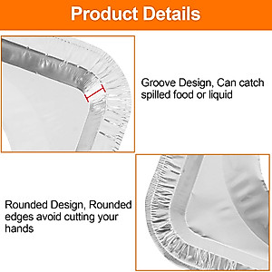 200 Pack Disposable Gas Burner Liners Square 8.5" Gas Stove Liners Stove Burner Covers Aluminum Foil Stove Burner Liners, Gas Range Top Protectors, Stove Top Covers For Gas Burners