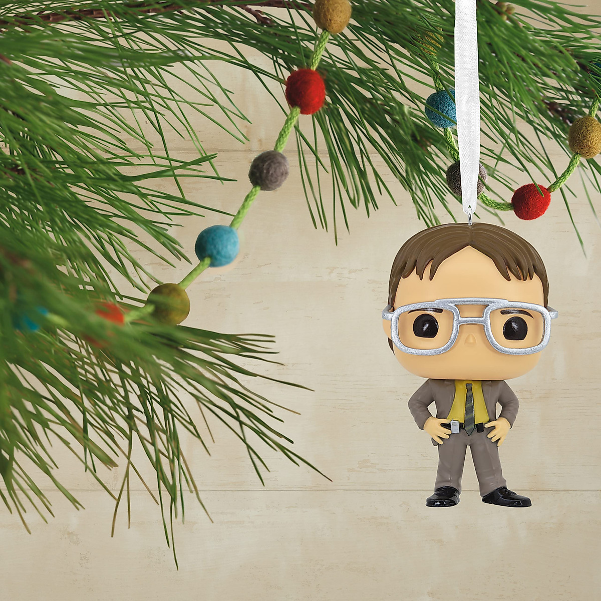Hallmark The Office Dwight Schrute Funko POP! Christmas Ornament,Resin