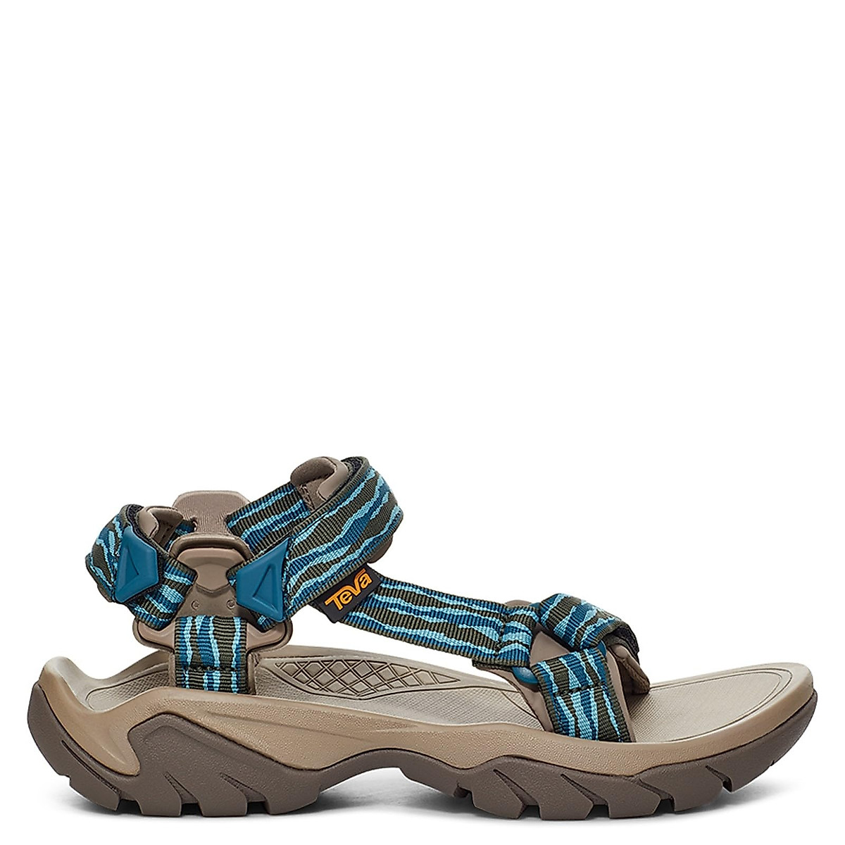 Teva Women's Terra Fi 5 Universal Sandal, Foggy Mountain Blue/Green, 10