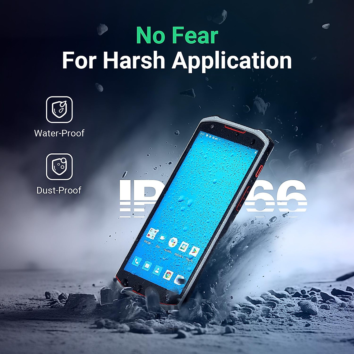 SVANTTO Handheld POS Android Barcode Scanner, Android 10 Mobile Computer with 5.5” Full-Screen, N6602 Scanner Engine, 1D/2D/QR, 2/3/4G WiFi BT, Handheld Scanner for Warehouse, Retail