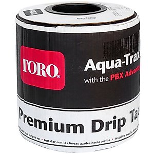 Toro Aqua-Traxx - 5/8" Drip Tape, 8 mil, 4", 1.00 GPM/100', 2, 000' - EA50804100-200, Plastic