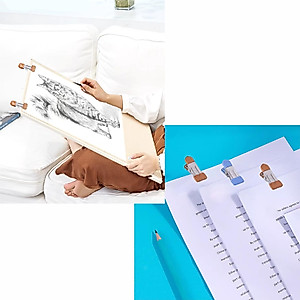 Clothes Pins, 24Pcs Chip Clips, 8 Mix Colors Clothespins, Bag Clips, Paper Clips, Mini Clothes Pins for Photo, Chip Clips Bag Clips Food Clips, Heavy Duty Metal Food Clips for Food, Kitchen Clips