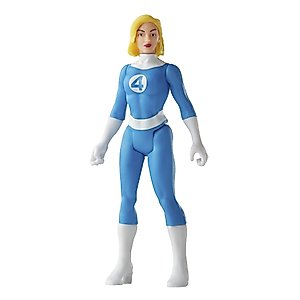Marvel Hasbro Legends 3.75-inch Retro 375 Collection Invisible Woman Action Figure Toy, Blue