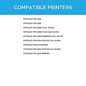 LD Products Remanufactured Ink Cartridge Replacement for HP 940XL High Yield (C4906AN Black, C4907AN Cyan, C4908AN Magenta, C4909AN Yellow, 4-Pack) for OfficeJet Pro 8000, 8020, 8500, 8500a
