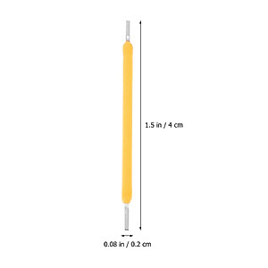 PRETYZOOM 100pcs Replacement Filament, Edison Bulb LED Filament Warm Light Bulb Filament Parts Retro Bulb Led Filament Led Lamp Parts Incandescent Light Accessories