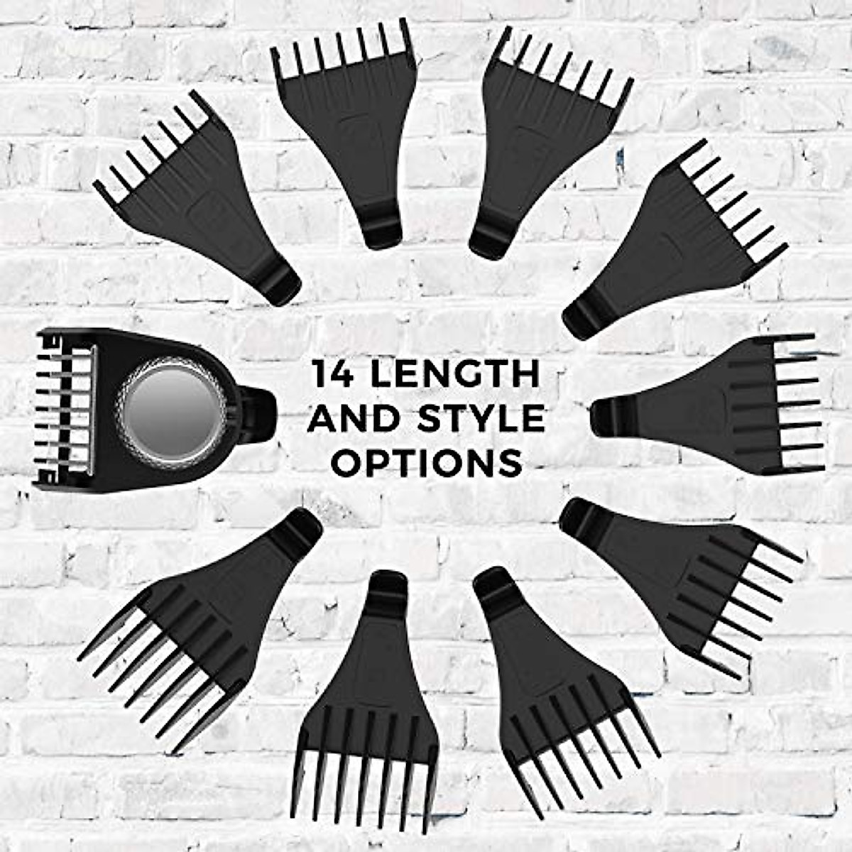 Remington Ultimate Precision Multigroomer Powered Hair Clipper, 6"x4"x2", Black