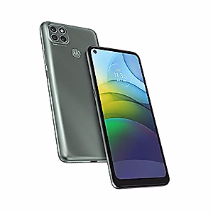 Moto G9 Power 2021 XT2091, 4G LTE, International Version (No US Warranty), 128GB, 4GB, Metallic Sage - GSM Unlocked (T-Mobile, AT&T, Metro)