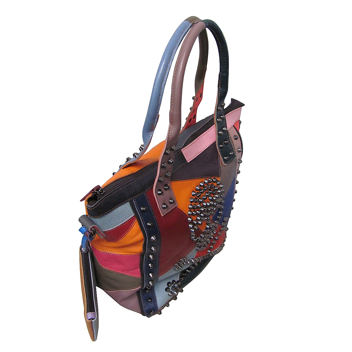 Amerileather QMetal Crossbones (Rainbow)