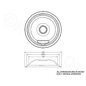 KITCHEN BASICS 101 Made in the USA 4 Pack (2) 6" & (2) 8" Replacement Chrome Drip Pans for Whirlpool W10278125 W10196405 W10196406