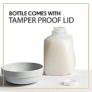 (12Pk) Mini Milk Jugs Plastic With Lid Quart Size Jugs Empty Milk Jugs, Use For Milk, Brews, Juice, Teas, Easy Grip Easy Pour Pitcher Elderly, Special Needs & Small Hands, Food Safe, Hdpe Squat 32 Oz