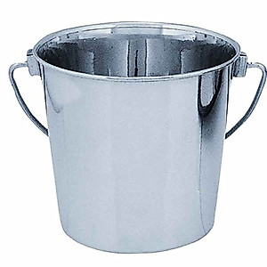 QT Dog - Stainless Steel Round Bucket - 6 QT