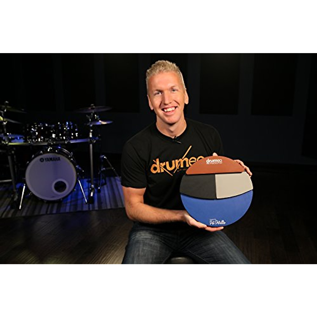 The Drumeo P4 Practice Pad - Four Different Playing Surfaces