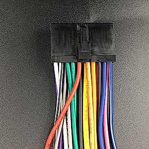 Aokus Car Radio Wire Harness for Dual XDVD156BT, XDVD176BT, XDVD276BTCD DVD Receiver