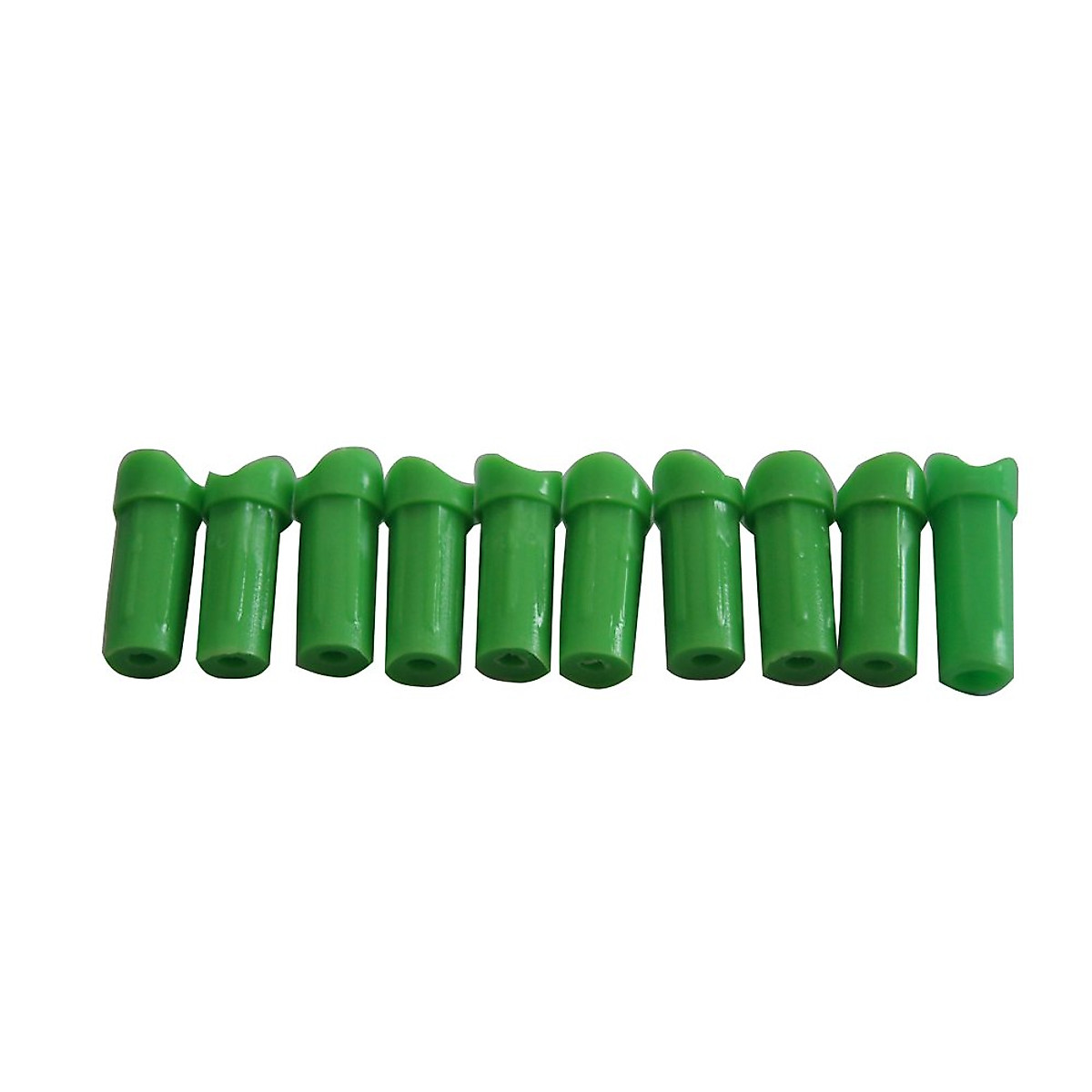 Jiexi Hwyp Half Moon Crossbow Arrow Nocks for ID 7.62mm Arrows Pack of 50 (green)