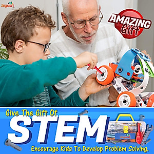 STEM Building Toy for 7-12 Years Old Boys 7-in-1 Models Kids Love to Build and Play 171Pcs Construction Set with Engineering Activity Kit Educational Toys for kids 5-7 Best Birhday Gift Toy for Kid