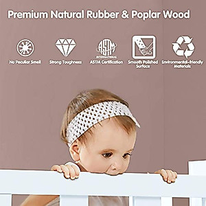 Costzon 2 in 1 Convertible Toddler Bed Frame, Converts to Two Chairs, Classic Wood Kids Bed w/Double Side Safety Guardrails, Footboard for Extra Safety, Fits Full Size Crib Mattress (White)