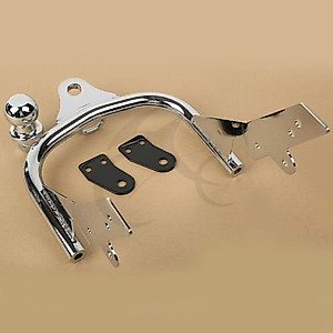 TCT-MT Trailer Hitch Fit for Harley 1995-2006 FLHTCUI Electra Glide Ultra Classic; Road King FLHR 1994-2008 Chrome 2007 2005