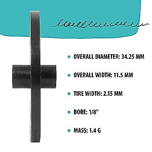 Pitsco Dragster Front GT-FX Wheels (Pack of 100)