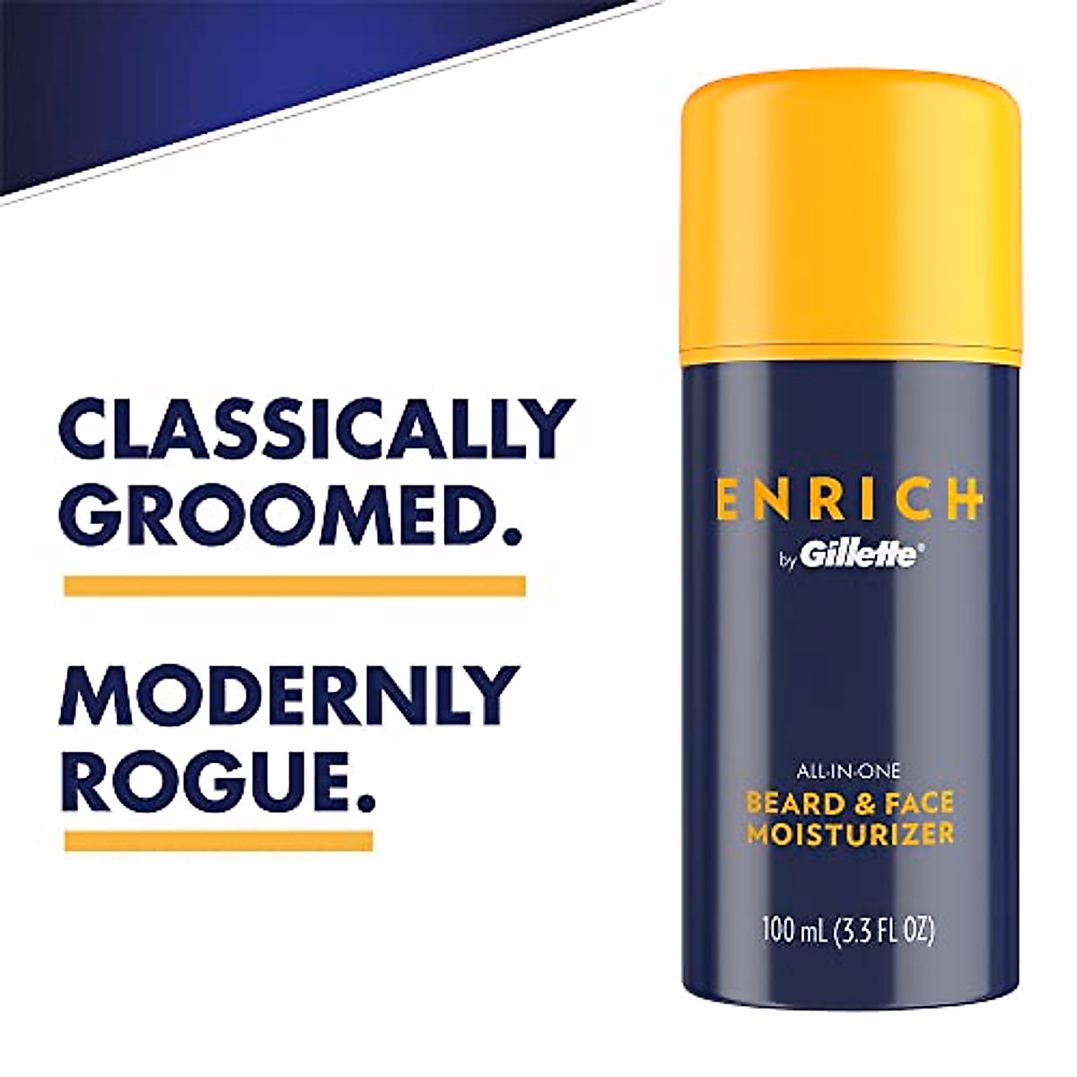 Gillette Enrich Beard & Face Moisturizer for Men - 3.3 fl oz