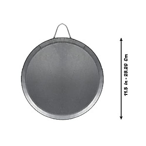 Comales Para Tortillas Grande Para Estufas for Tortillas y Quesadilla Carbon Steel Heavy Duty Metal Handle (11.5 Inch)