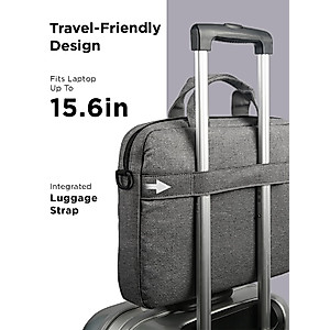 Lenovo Laptop Carrying Case T210, fits for 15.6-Inch Laptop and Tablet, Sleek Design, Durable and Water-Repellent Fabric, Business Casual or School, GX40Q17231 - Grey