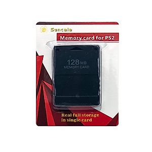 Suncala 128MB Memory Card for Playstation 2, High Speed Memory Card for Sony PS2
