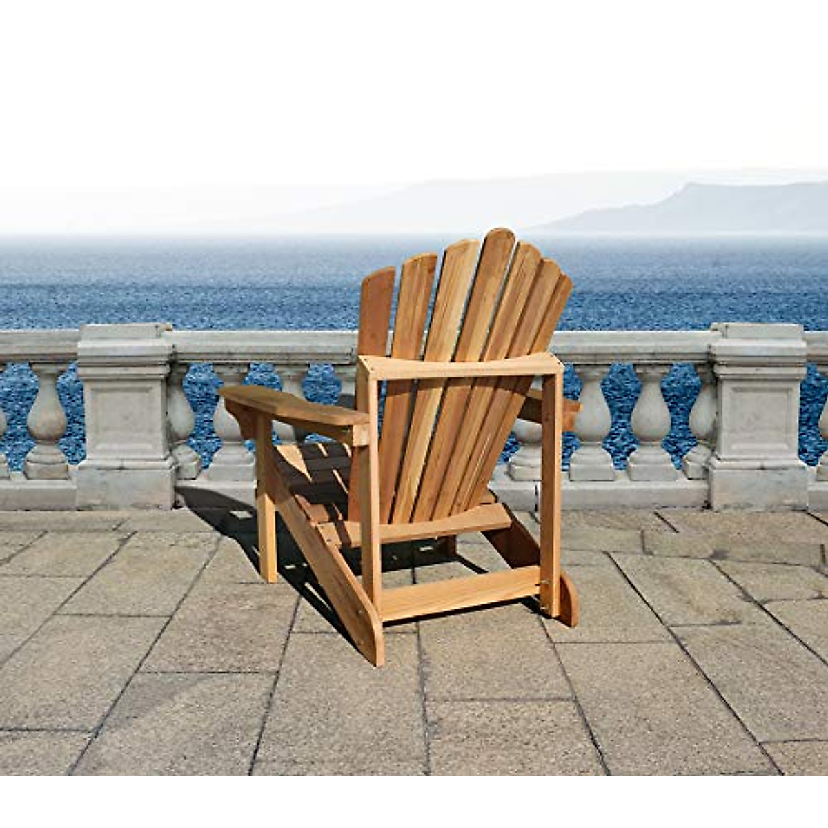northbeam Riverside Adirondack Chair, Western Red Cedar, Natural