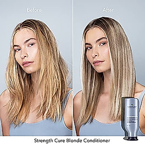 Pureology Strength Cure Blonde Purple Conditioner for Blonde & Lightened Color-Treated Hair, 9 Fl Oz