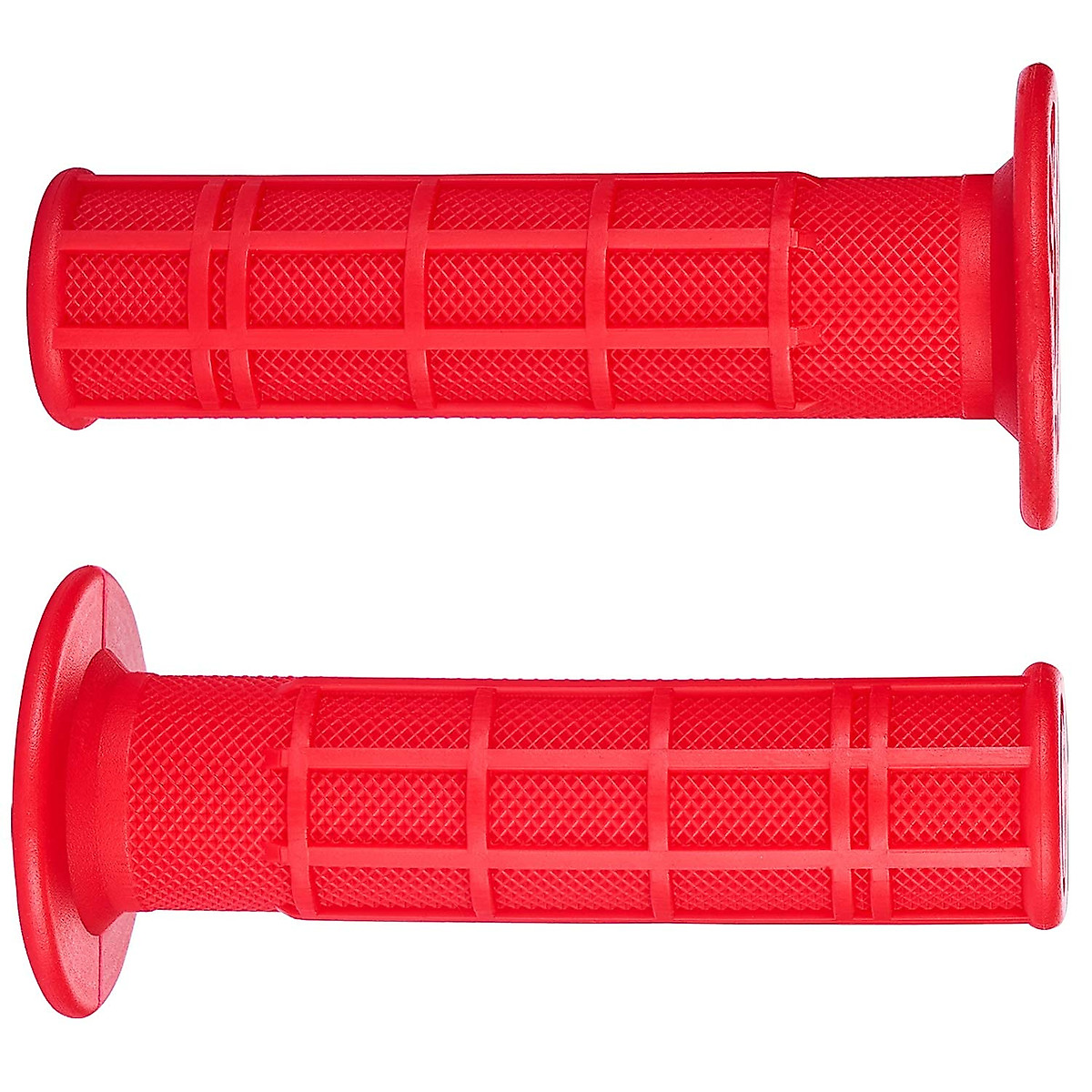 APPYU 78 ATV Grips Universal Handlebar Grips Soft Rubber Motorcycle Grip for ATV Polaris Thumb Throttle Kid Youth 4 Wheeler Quad 400ex Trx200 Trx250 Trx300 Trx350 (Red)
