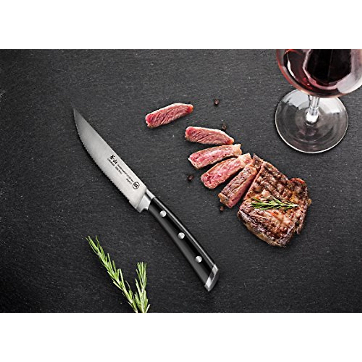 Cangshan TS Series 1020724 Swedish 14C28N Steel Forged 4-Piece Steak Knife Set