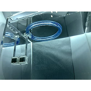 Magnetic Invisible Feeding Ring (Customizable and Auto-Leveling) Food Portal for Floating Plant Aquariums and Fish Tanks (Single)