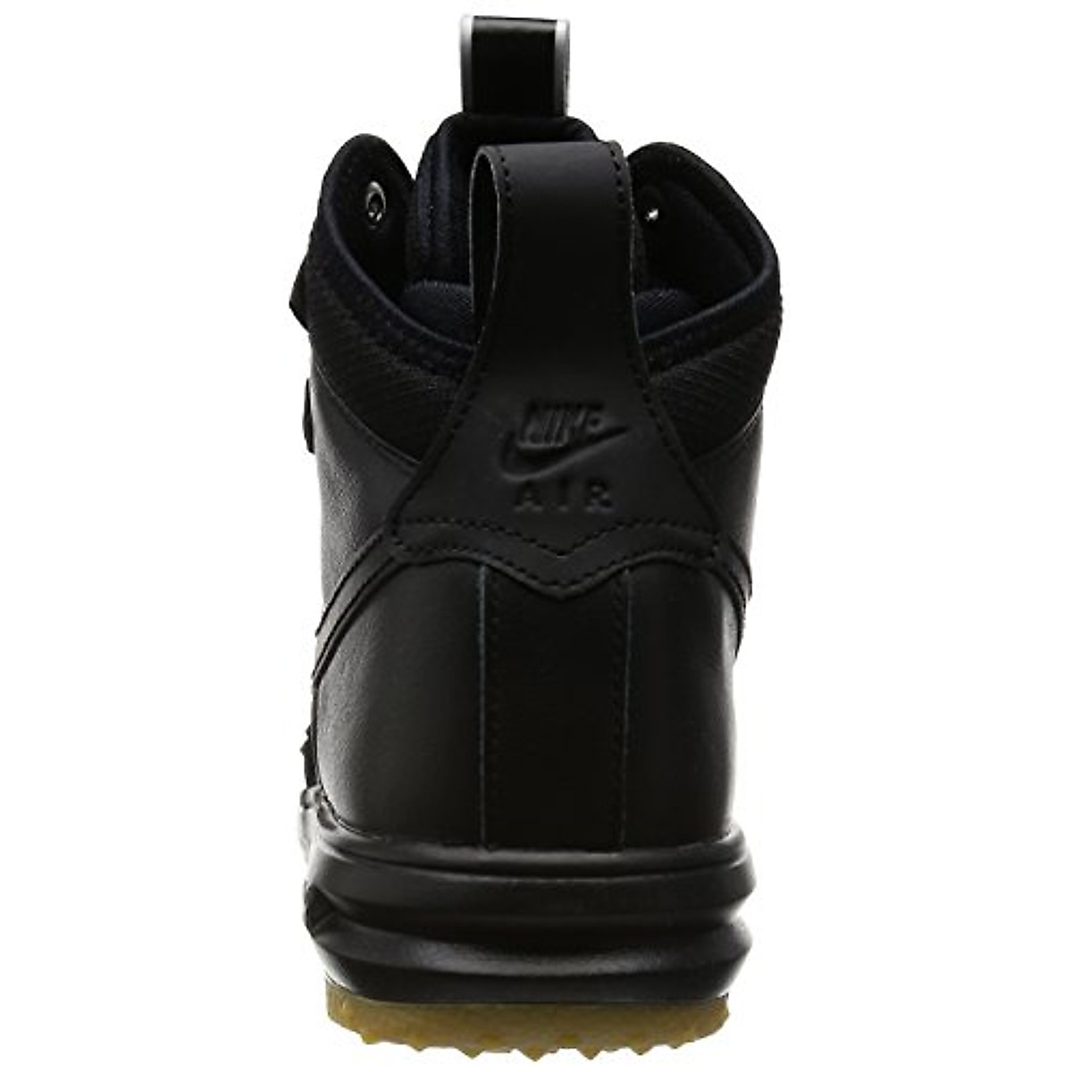 Nike Mens Lunar Force 1 Duckboot Black/Black/Metallic Silver/an Boot 10 Men US