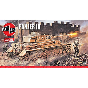 Airfix Panzer IV F1 / F2 Tank 1:76 Vintage Classics Military Plastic Model Kit A02308V