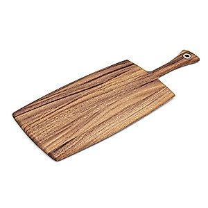 Ironwood Gourmet Large Rectangular Provencale Paddle Board, Acacia Wood 20.5 x 8 x 0.5 inches