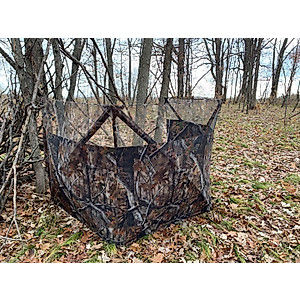 THUNDERBAY Portable Quick Setup Lightweight Camouflage Pop Up 3-Sided Ground Hunting Blind