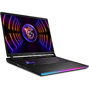 MSI Raider GE68HX 16" FHD+ (1920 x 1200) 144Hz Gaming Laptop - 13th Gen Intel Core i9-13950HX 24-Core up to 5.50 GHz CPU, 64GB DDR5 RAM, 512GB NVMe SSD, GeForce RTX 4060 8GB GDDR6, Windows 11 Home