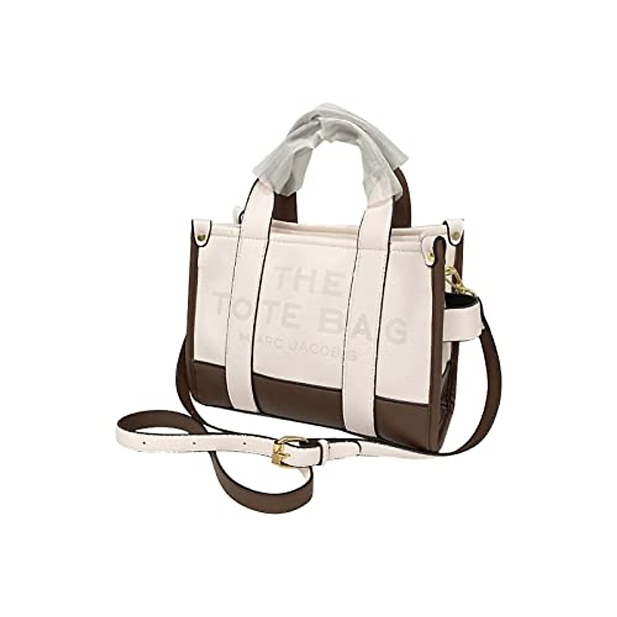 Large Capacity Tote Bag Women's Bag Color Blocking Tote Bag Handheld One Shoulder Messenger Letter Bag 1pc