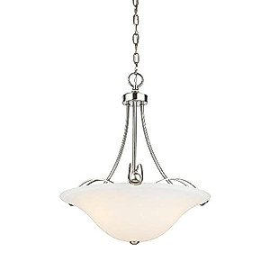 Home Decorators Collection 3 Light Brushed Nickel Pendant Model 1001567759