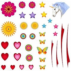 for Girls Only Decals Compatible with Pinewood Derby Cars