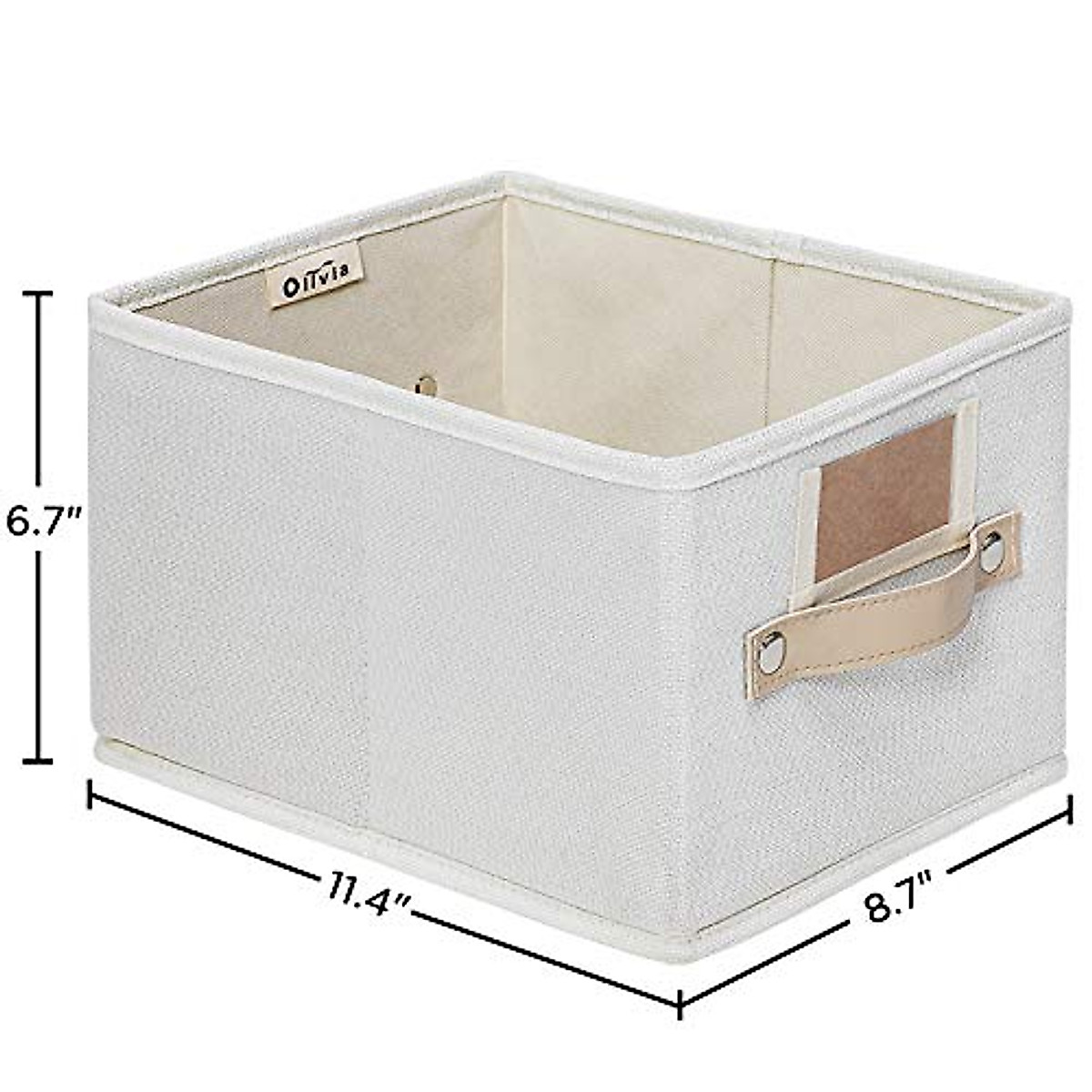 Foldable Storage Bins Set of 3 - Stylish & Space-Saving Organizers