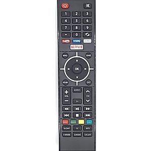 Replacement Remote for SANYO TV, LCD, LED, Smart TV.