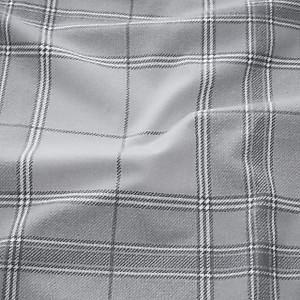 Mellanni Flannel Bed Sheets Set - 4 pc Luxury 100% Heavyweight 180GSM Cotton - Lightweight, Cozy - Deep Pockets, All Around Elastic - Soft, Warm, Breathable(Queen, Light Gray Plaid)