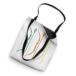 Colorful Bows - Archery Archer Bowman Bowhunting Tote Bag