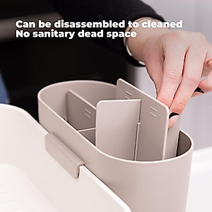 Zuutii Dish Drying Rack with Drainboard,Expandable(17.5-25.4") Large Dish Rack,Sink Dish Drainer with Utensil Holder,Dish Rack for Kitchen Counter